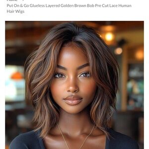 IDEFINE | Hair | Nwt Idefine Human Virgin Hair Highlighted Golden Brown ...